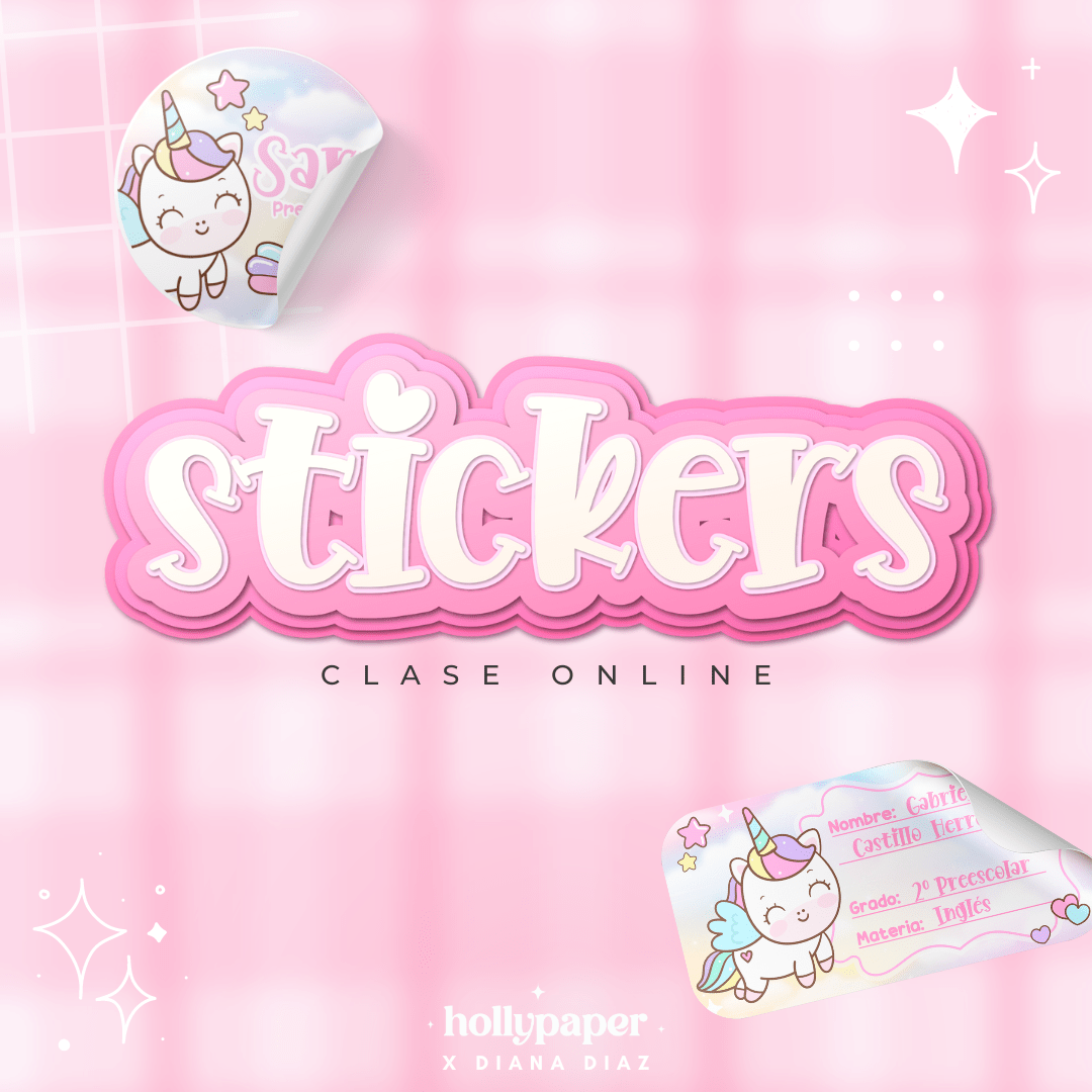 Stickers Escolares Workshop - Hollypaper